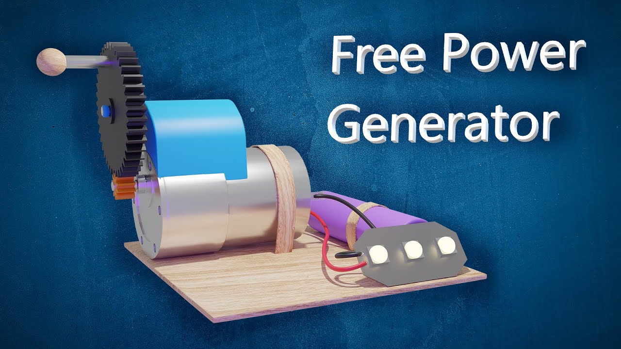 idea for create free power generator - YouTube