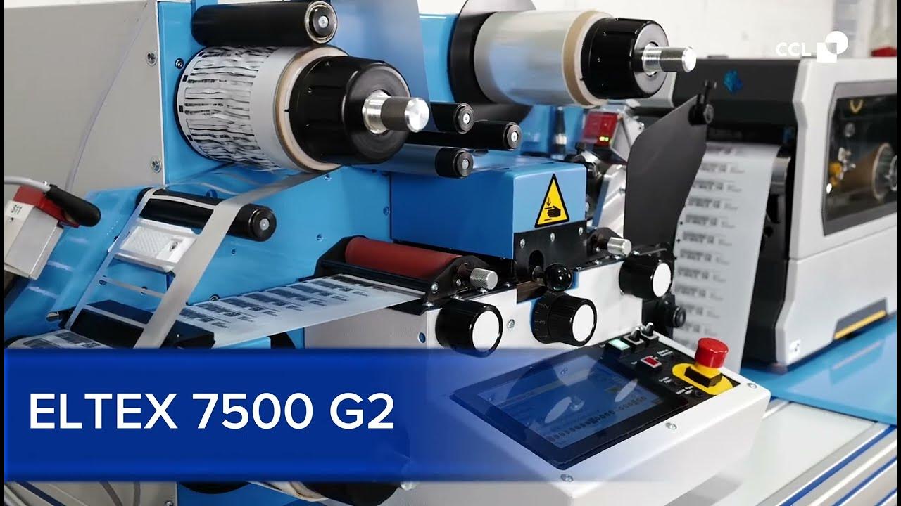 Sign printing and laminating system ELTEX 7500-G2 - YouTube