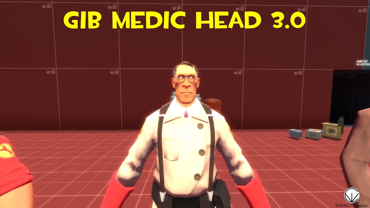 [Team Fortress 2] Medic Gib Head 3.0 and Message - YouTube