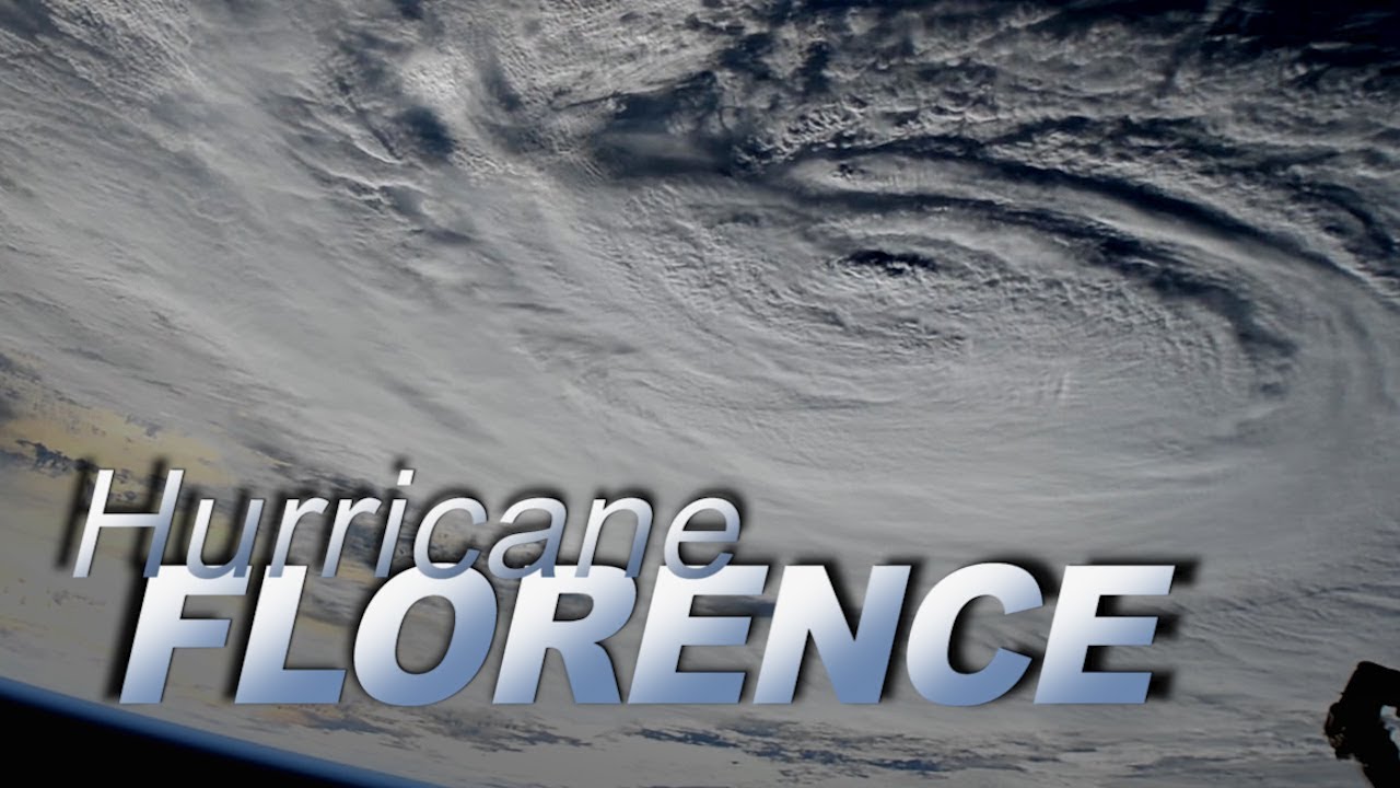 Views of Hurricane Florence at Landfall - YouTube