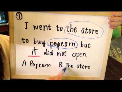pronoun reference - YouTube