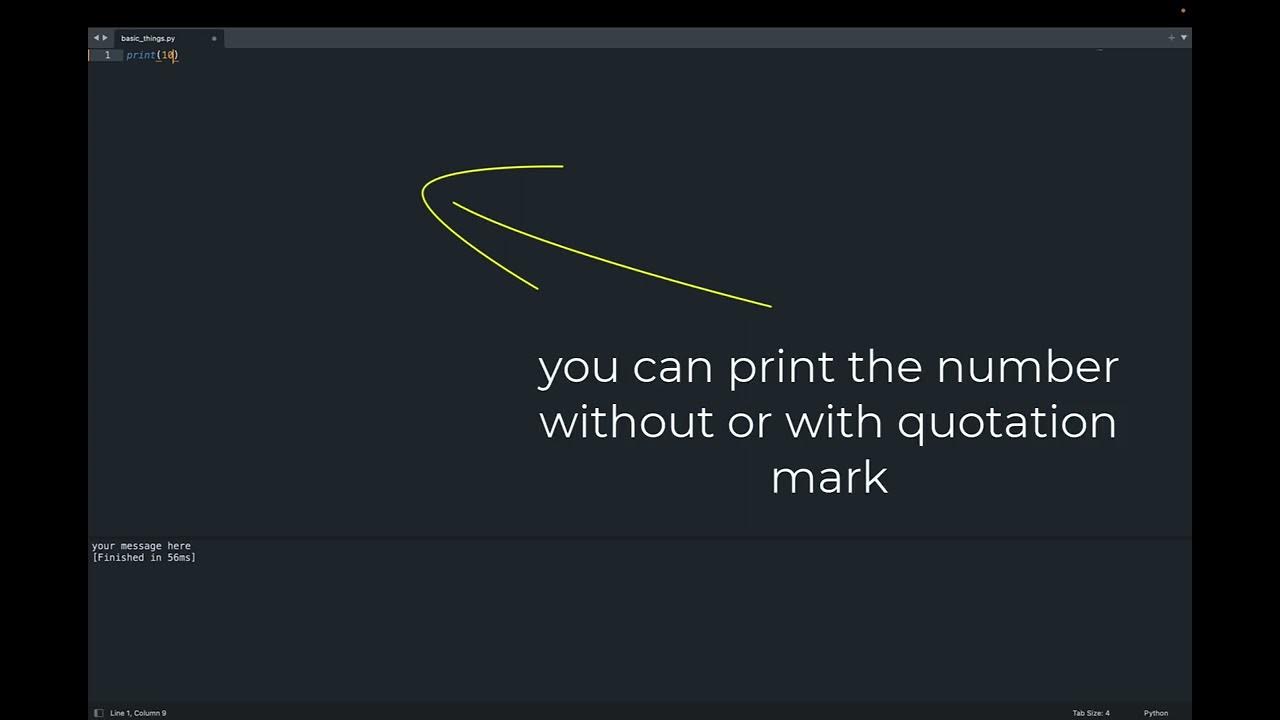 beginner tutorial for python (part 1) - YouTube