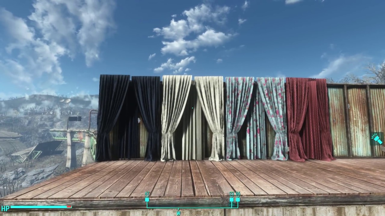 Just Curtains - Fallout 4 Settlement Mods - YouTube