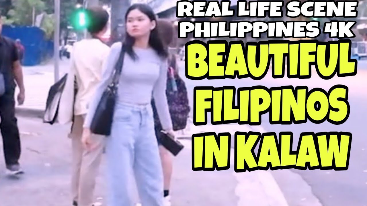 BEAUTIFUL FILIPINOS IN KALAW AVENUE ERMITA MANILA TOUR WALKING IN ...