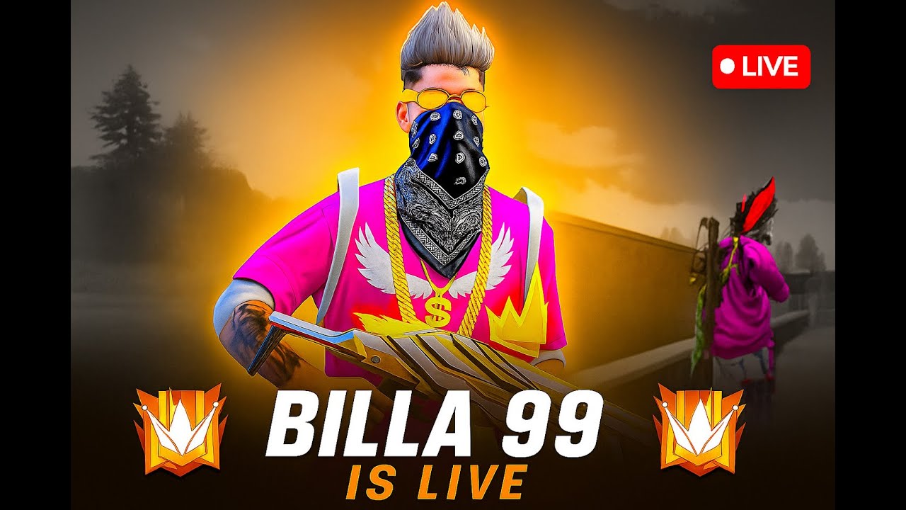 🔥 Free Fire Live | BILLA 99 Is Live | Free Fire Ranked Gameplay Live ...