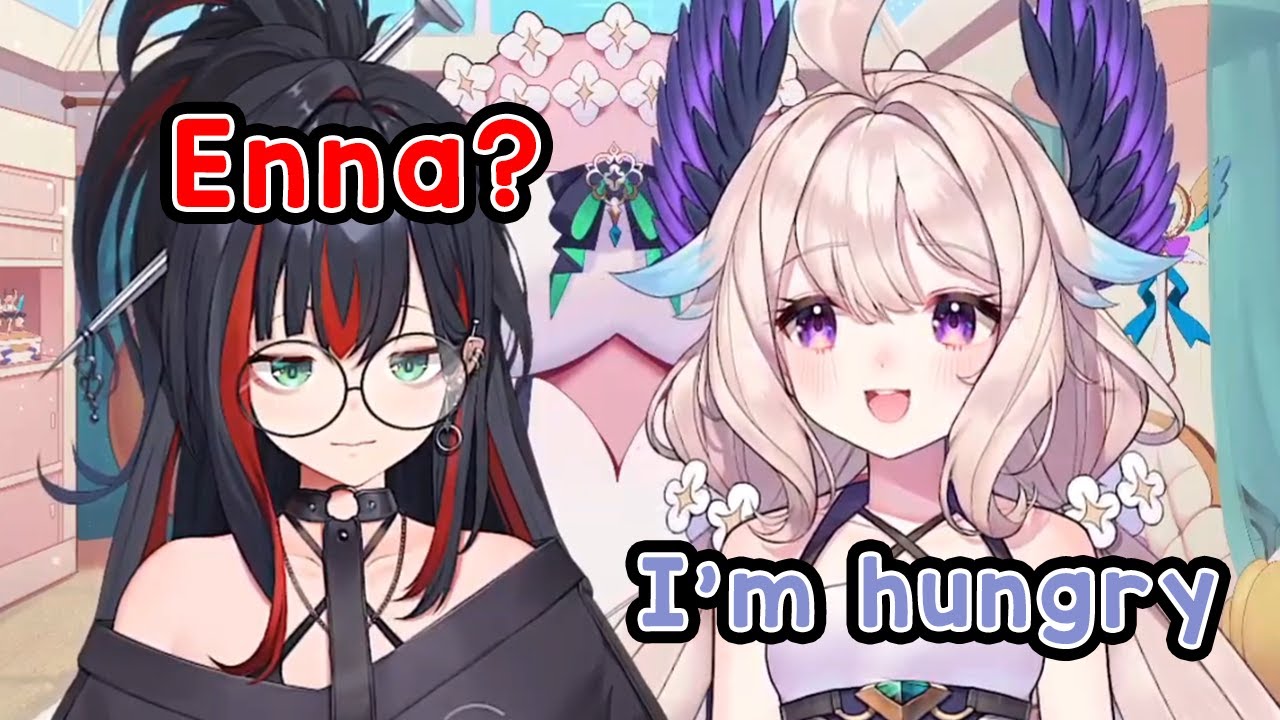 Enna is too hungry to fix her mic audio - YouTube