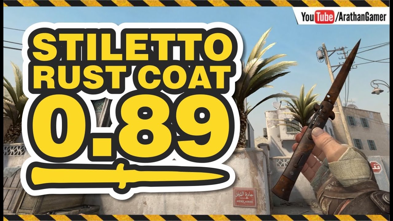 STILETTO KNIFE RUST COAT BS + GLOVES HAND WRAPS LEATHER ★ CSGO ...