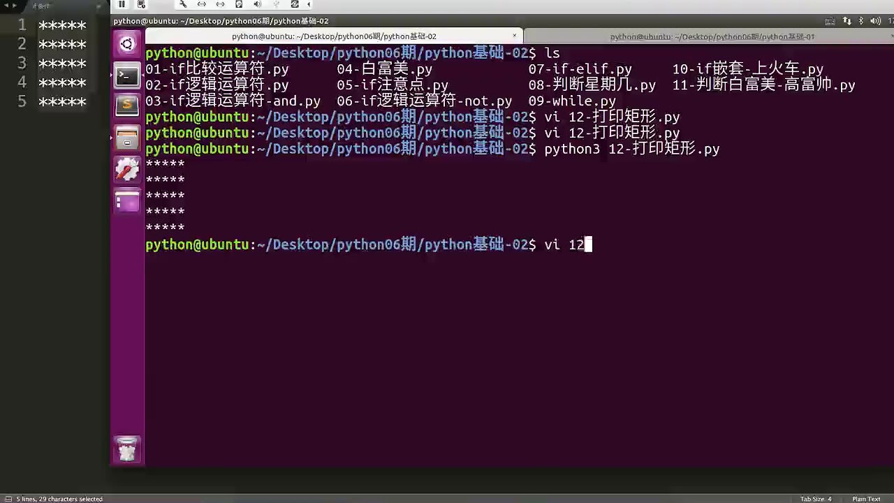 Python从零基础到精通之二python语法基础12 打印矩形 Youtube
