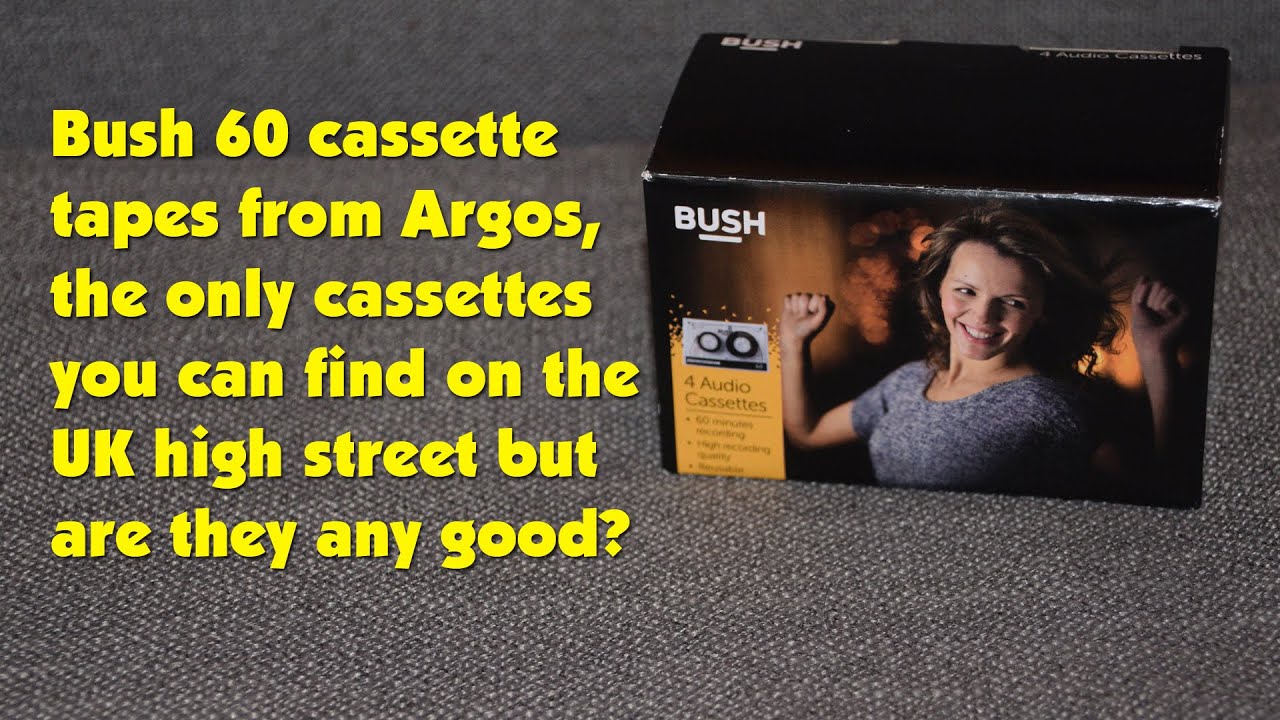 The Argos Bush C60 tape the only cassettes you can find on the UK high ...