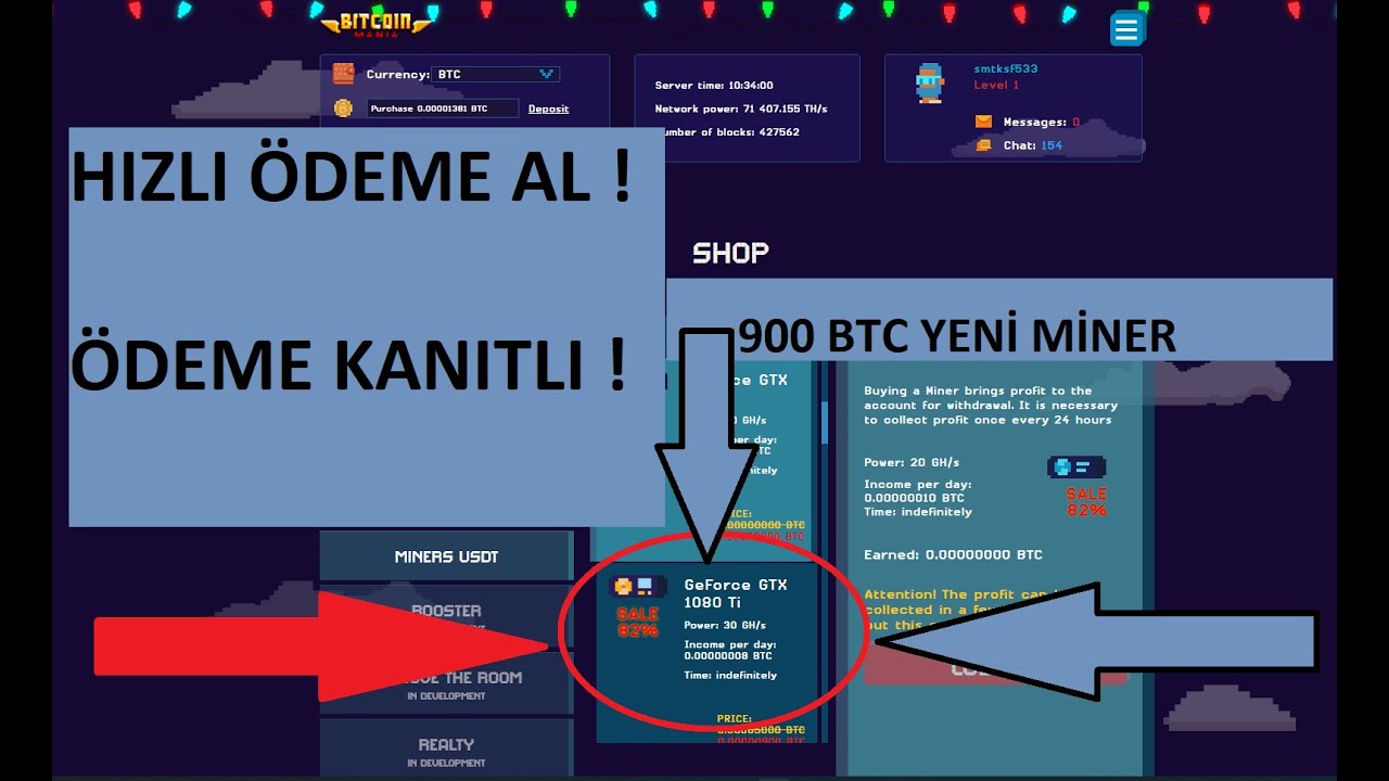 BitcoinMania 900 BTC Değerinde Miner Satın Aldık | Ödeme Kanıtlı - YouTube