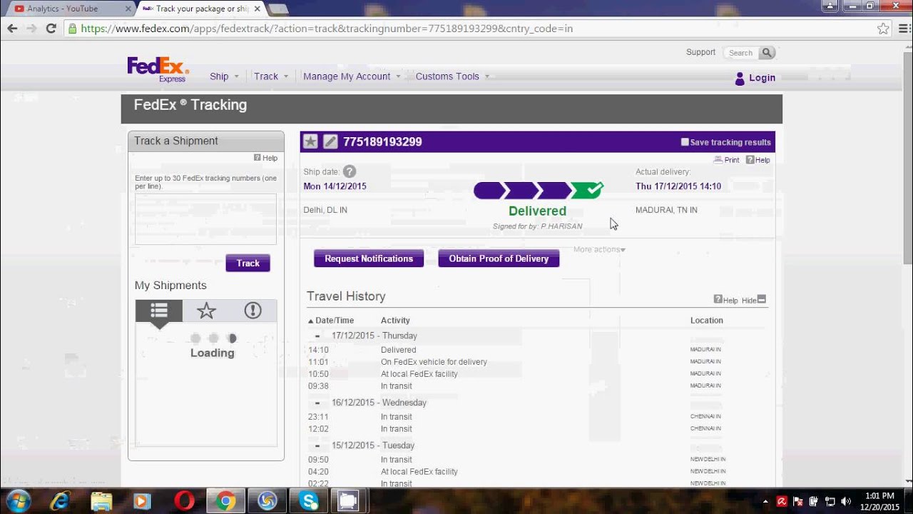 ebay shipment track online - YouTube