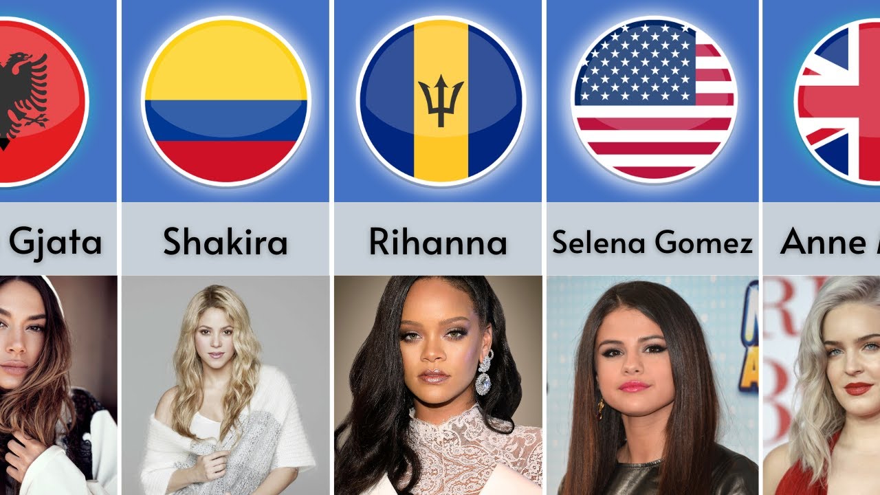 Female Singers From Different Countries | Part 2 - YouTube