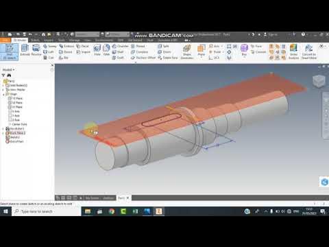 Tutorial Autodesk Inventor For Beginner Exercise 36 || How to make shaft - YouTube