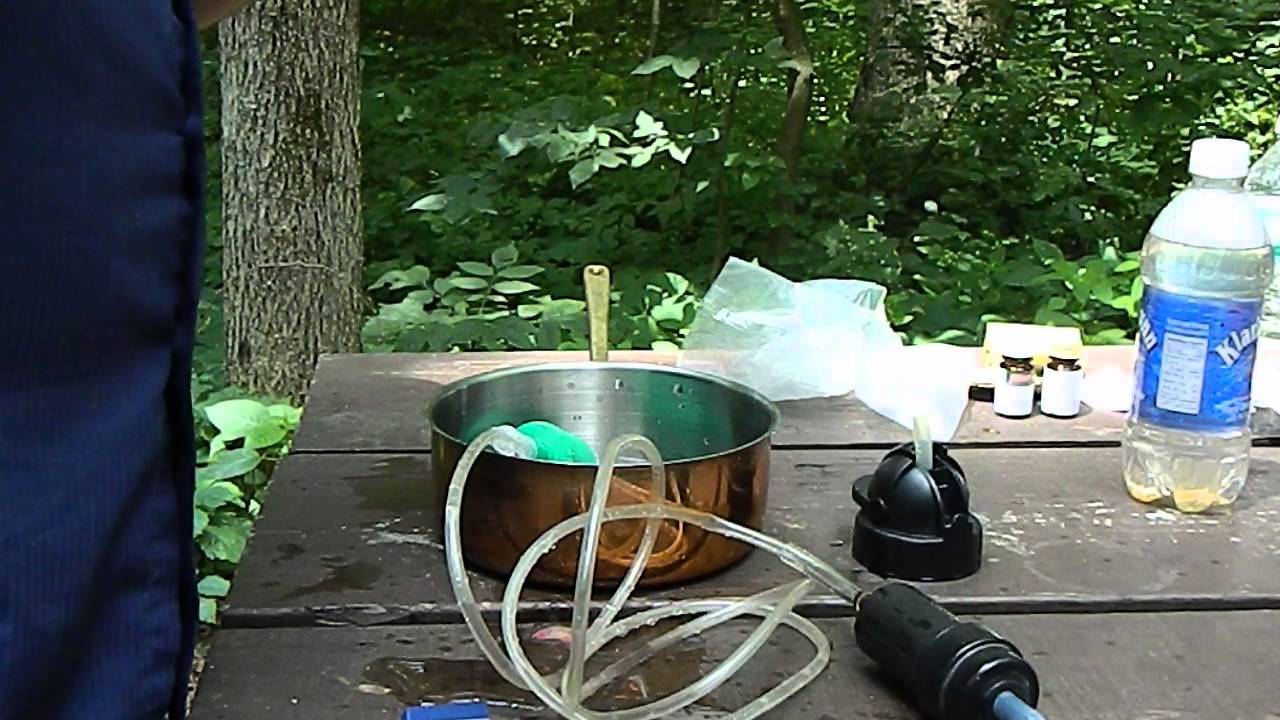 Water filter testing - YouTube