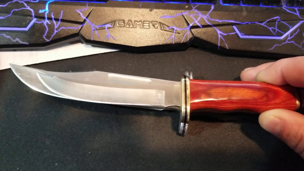 Buck 118 knife fixed blade EDC - YouTube