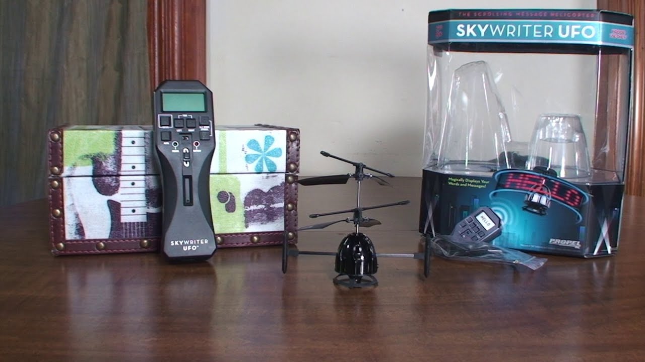 Propel RC Skywriter UFO - Review and Flight - YouTube