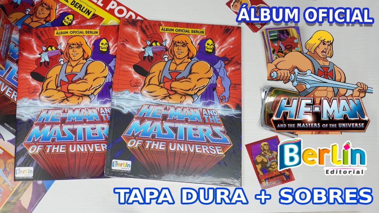 Álbum HE-MAN y los Maestros del Universo de Berlín: Unboxing Tapa DURA ...
