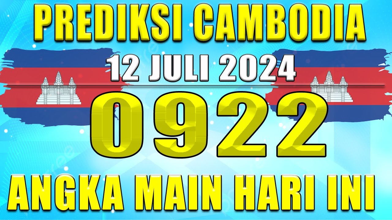 ANGKA JITU CAMBODIA HARI INI 12 JULI 2024 | RUMUS CAMBODIA | PAITO ...