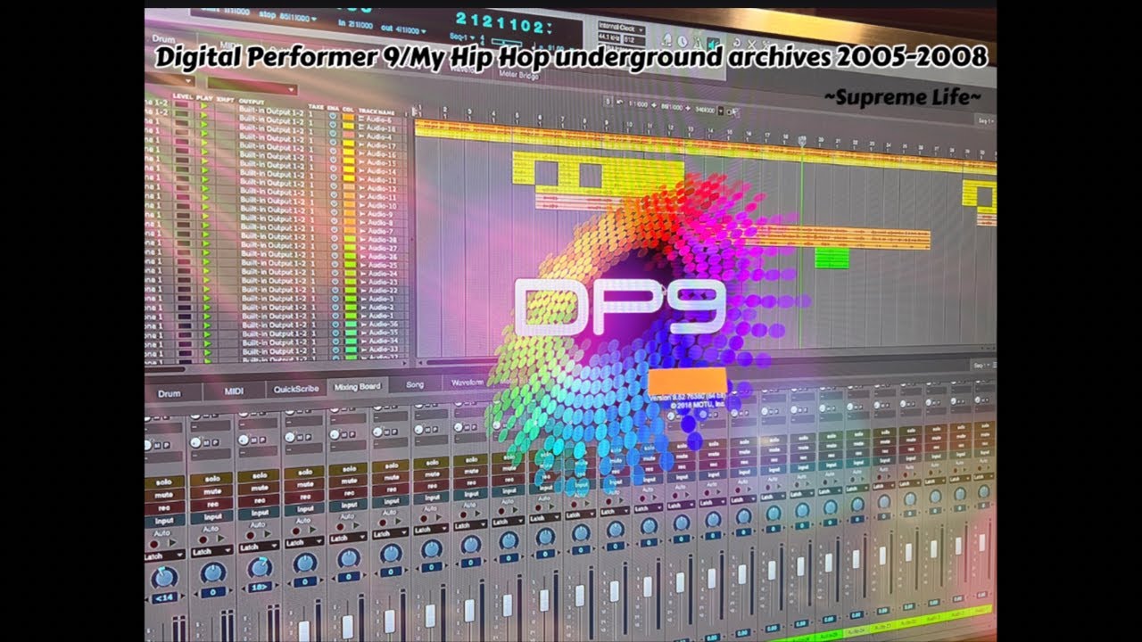 Digital Performer 9/ My underground Hip Hop Archives 2005-2008/Various artists that I worked ...