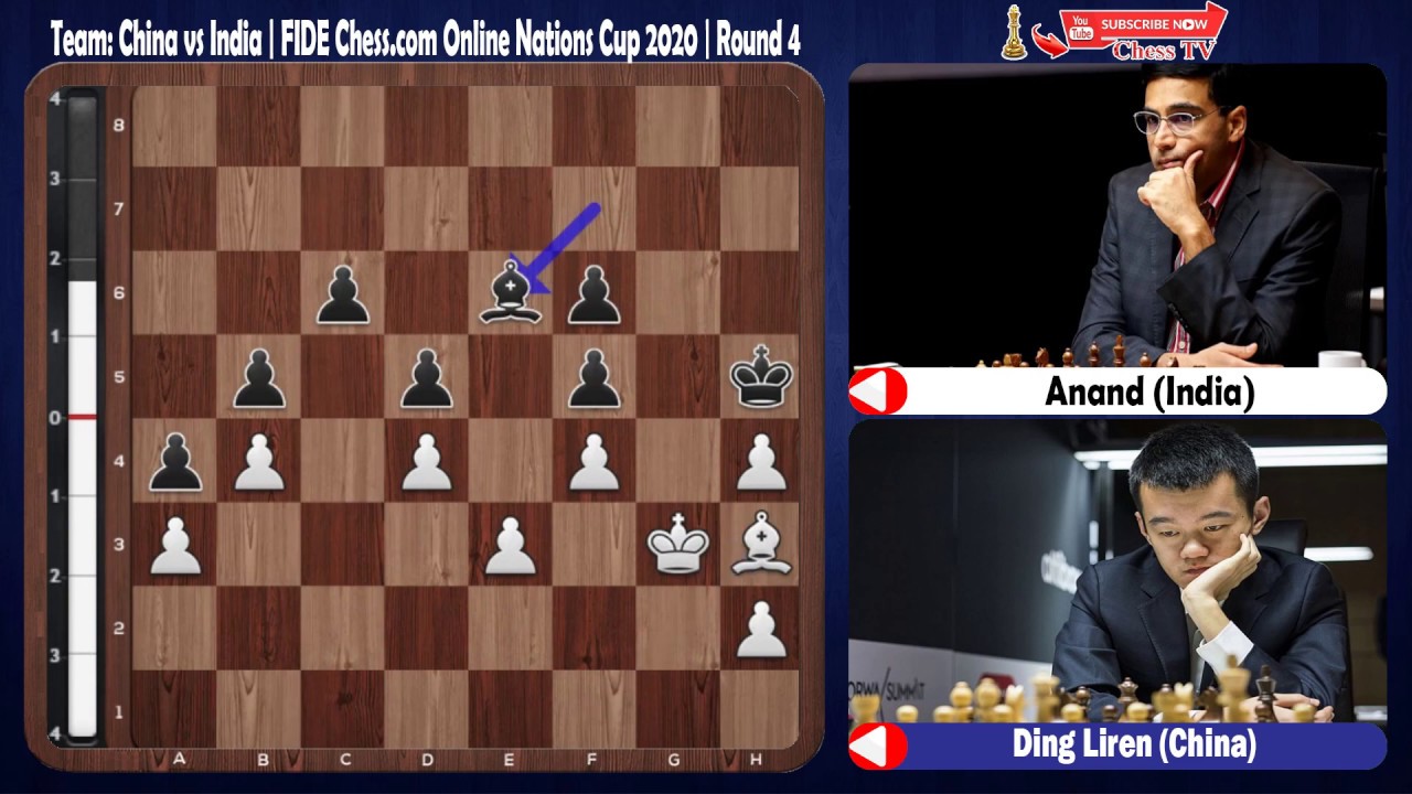 Team: China vs India | FIDE Chess.com Online Nations Cup 2020 | Round 4 ...