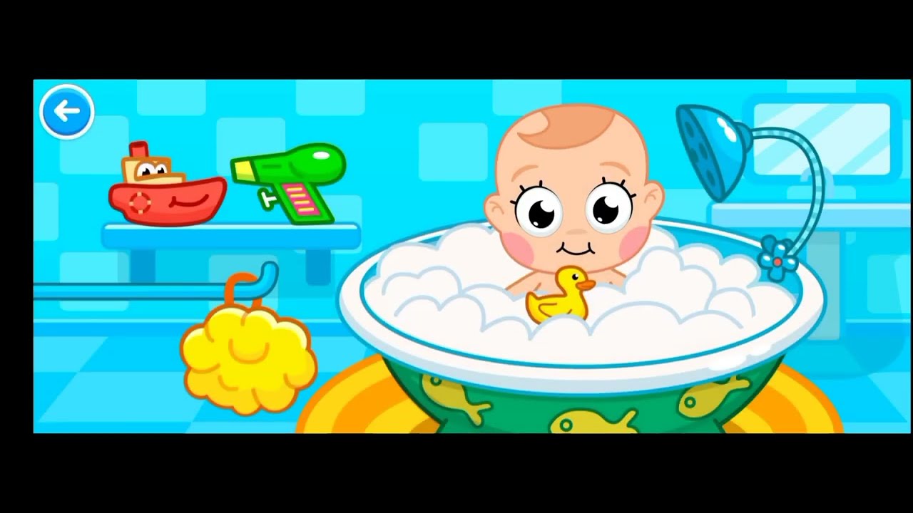 SEVİMLİ BEBEKLERE BAKIM VE EĞLENCE ÇİZGİ FİLM TADINDA BABY CARE OYUNU ...