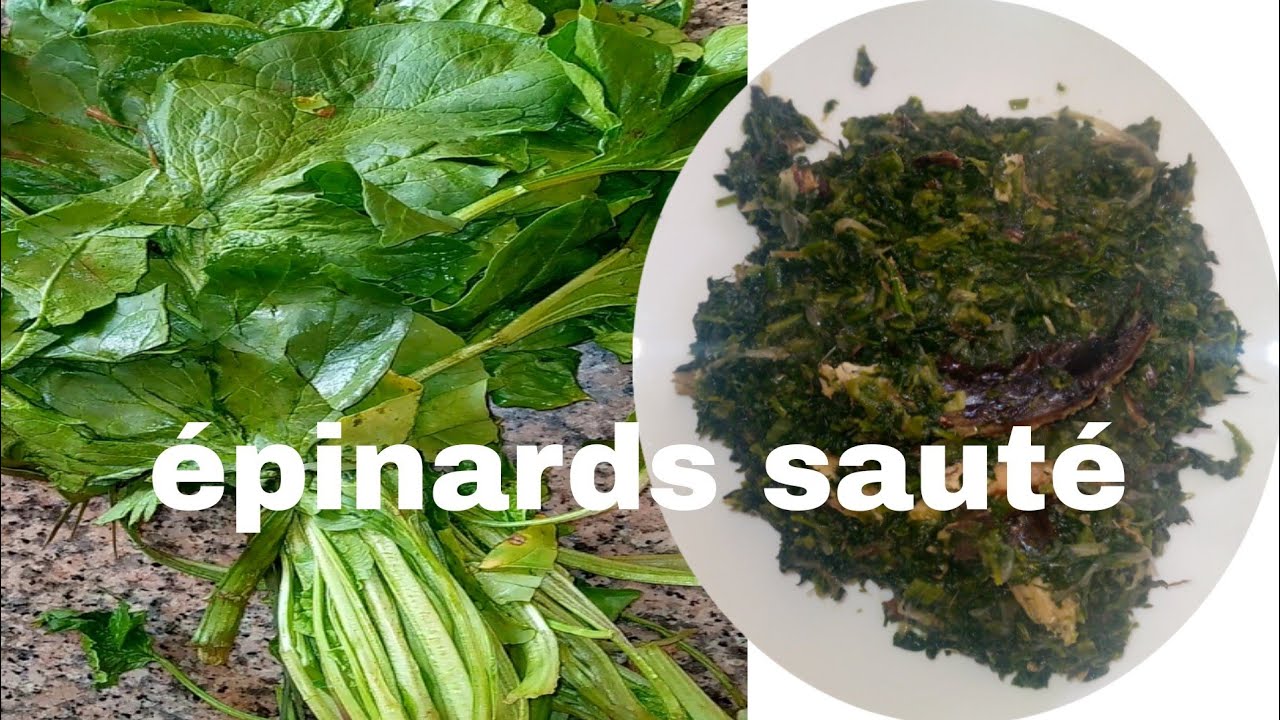 comment faire les épinards sautés? - YouTube