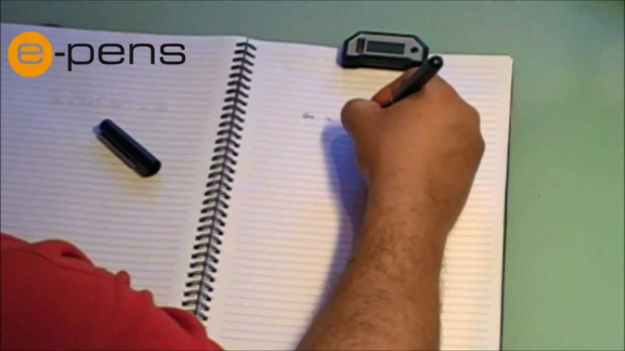 e-pens Mobile Notes digitale pen - YouTube