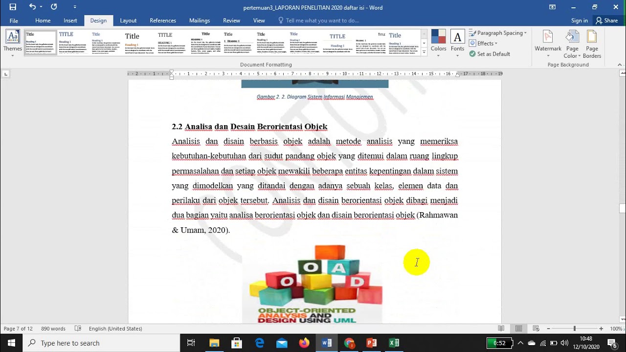TUTORIAL MEMBUAT WATERMARK HEADER FOOTER - YouTube