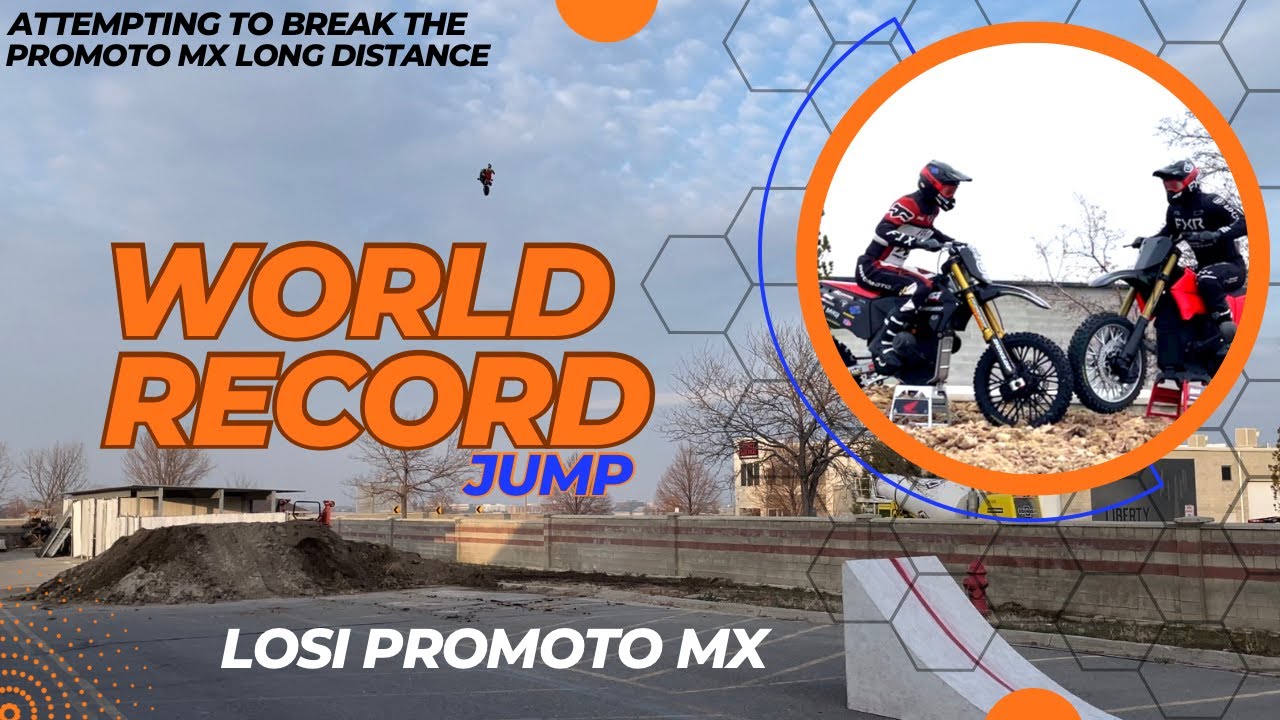 Attempting To Break The Losi Promoto MX WORLD RECORD Long Distance Jump ...