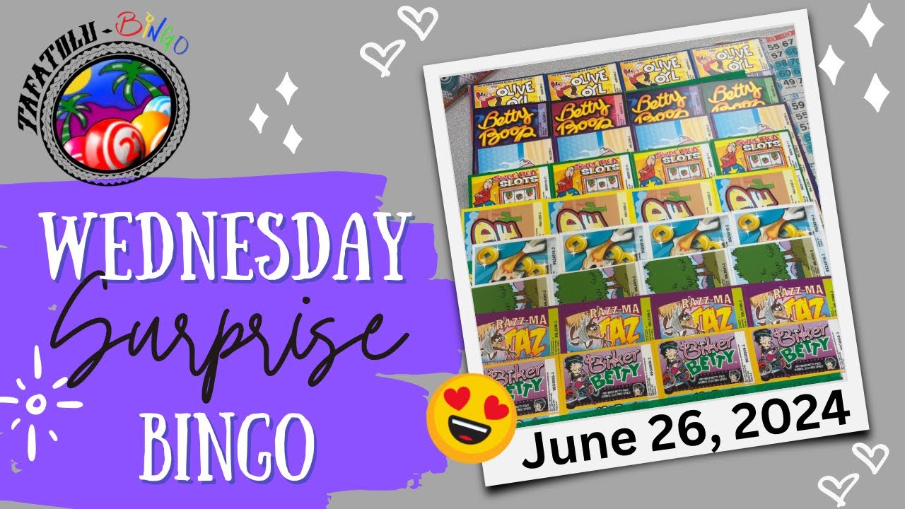 Wednesday Night Bingo at Tafatolu Bingo! - YouTube