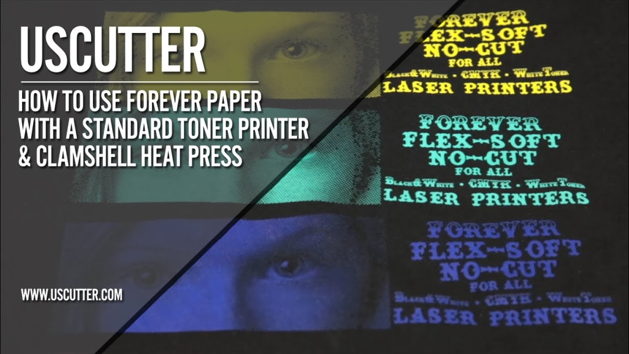How to Use Forever Paper with a Standard Toner Printer & Clamshell Heat ...