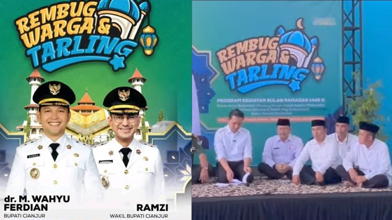 Terbaru,..Bupati Cianjur gelar Kegiatan Ramadhan 1446 H, Rembug warga ...