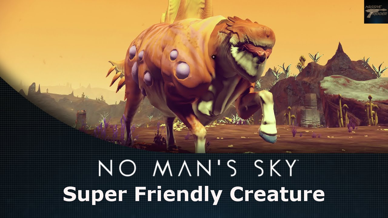No Man's Sky Creature Is Super Friendly - YouTube