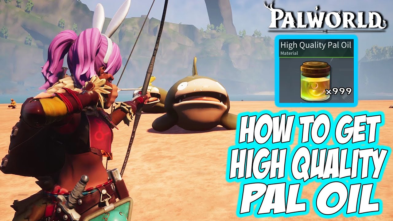 Palworld - How to GET HIGH QUALITY PAL OIL Fast - YouTube