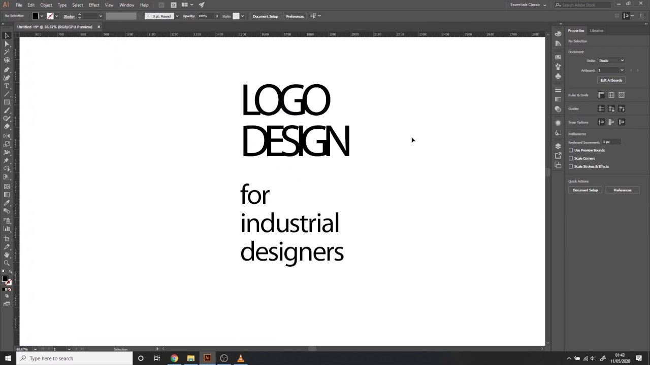 Part 1 (Setting Up) - IDE Academy Illustrator Basics for Logo Design ...