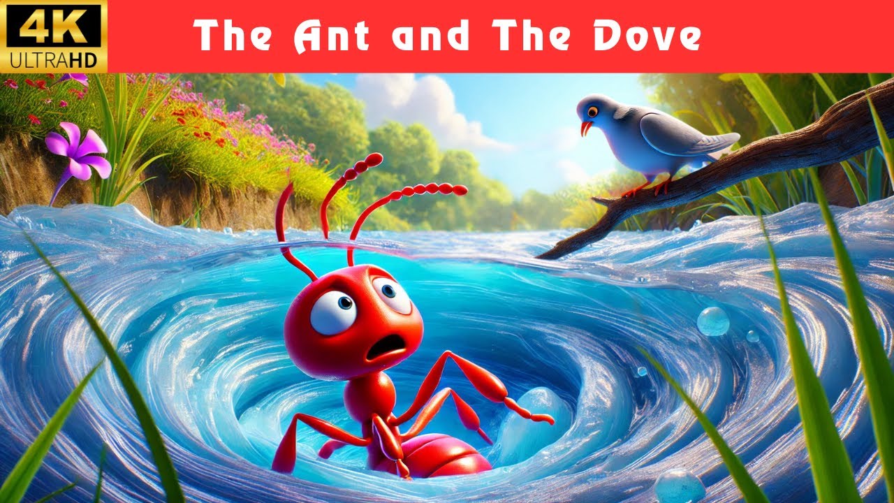 The Ant and the Dove Story in English | Bedtime Stories for Kids with ...