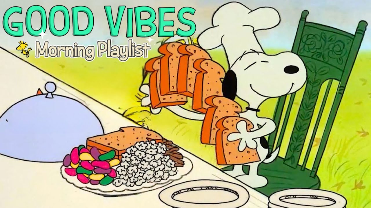 [𝐩𝐥𝐚𝐲𝐥𝐢𝐬𝐭] Good Vibes Morning Jazz with Chef Snoopy 🎧🥪 Old Jazz Music ...