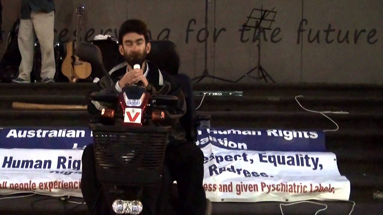 Michael Merrett at Parliament House, Victoria - YouTube