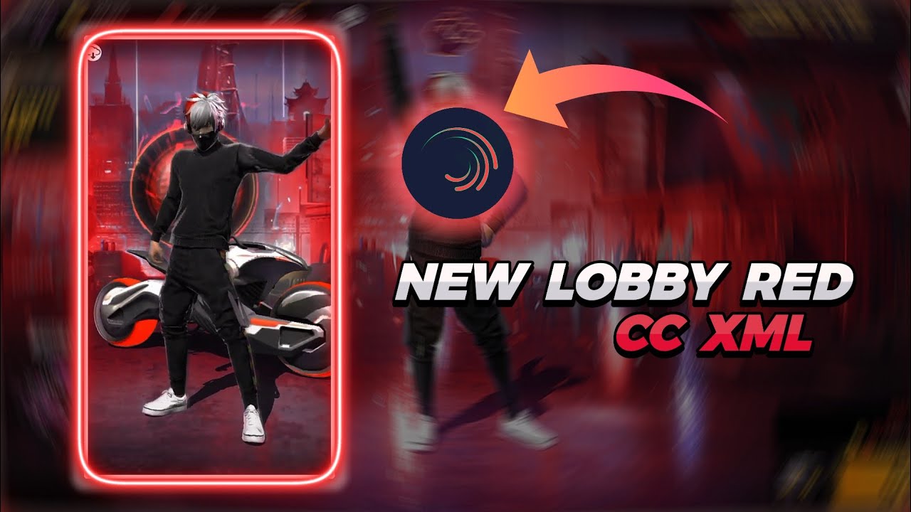 NEW LOBBY RED GLOW HD QUALITY CC ALIGHTMOTION FF XML || NEW TREND FF 🍁 ...