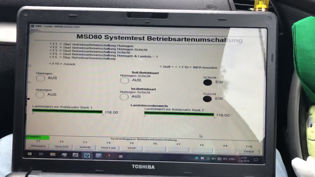 Correct working NOx sensor BMW 116i N43 N43B16 - YouTube