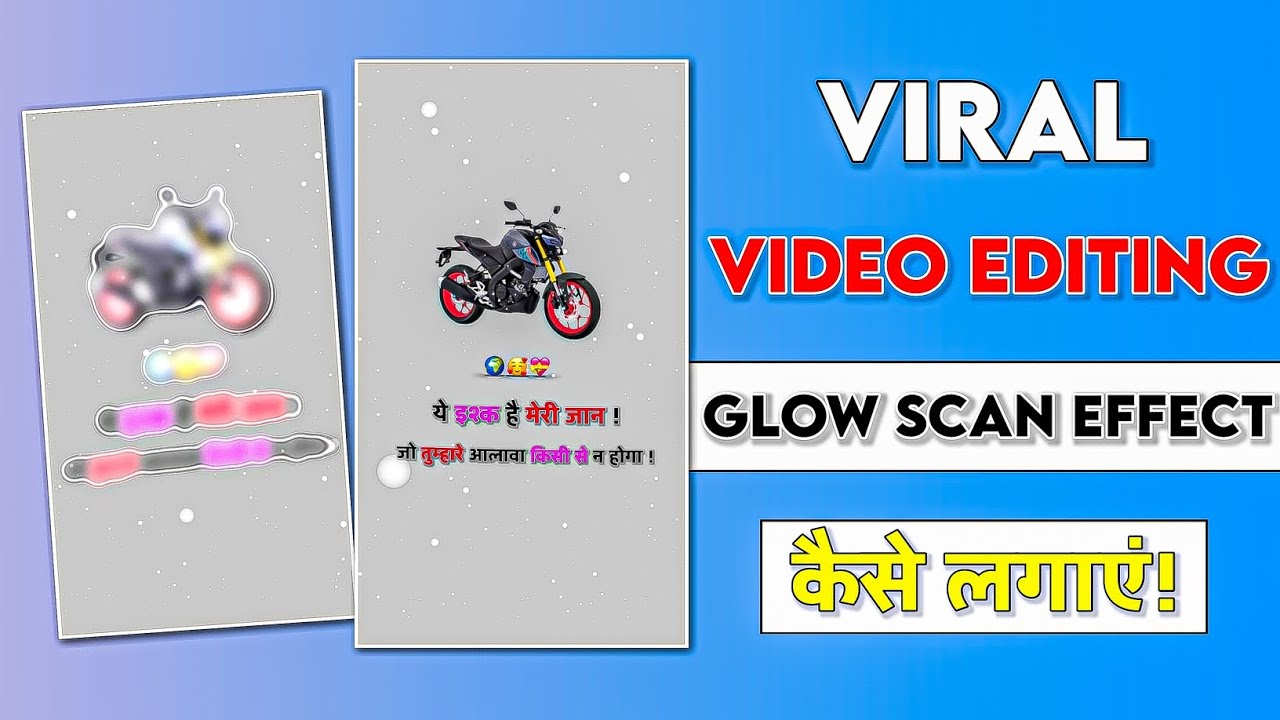 Instagram Viral glow scan video editing. Glow scan effect in alight motion. #editing - YouTube