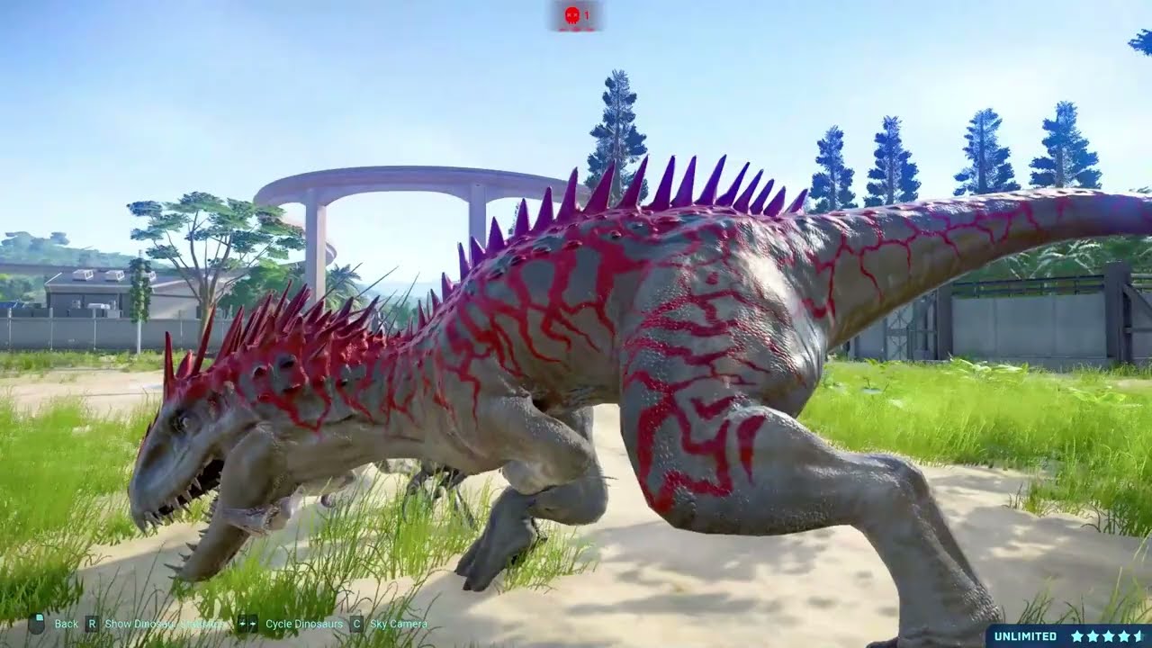 Indominus Rex Escape Indoraptor Titanosaurus Hunting VS SPIDER T-REX ...