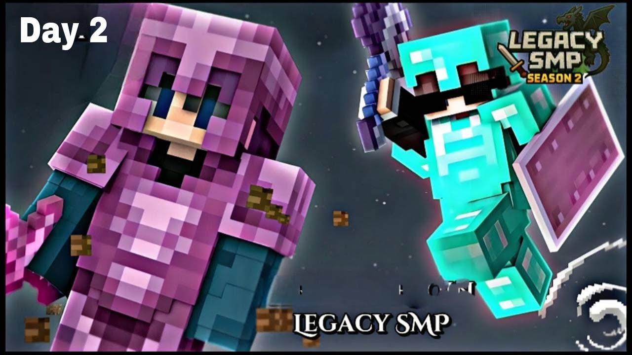 Grinding for LEGACY SMP DAY 2 - YouTube