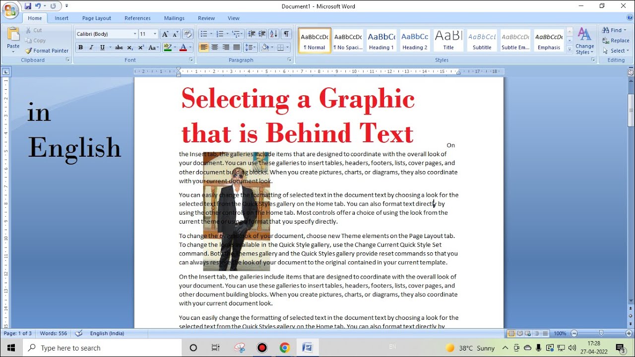 Selecting A Graphic That Is Behind Text Word Ribbon Tips Explained Selecting A Graphic That Is Behind Text Word Ribbon Tips Explained