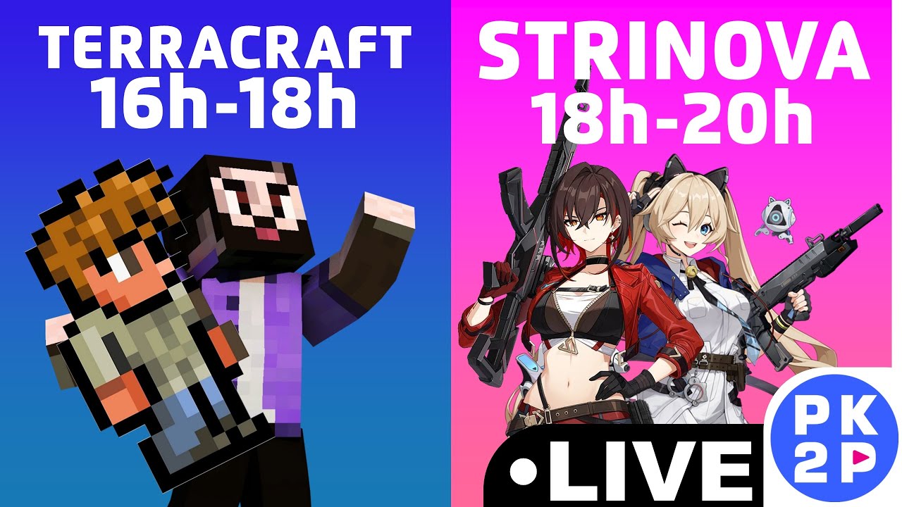 Terraria Craft (mod de Minecraft) + Strinova (Gacha TPS) ⚠ donates com ...