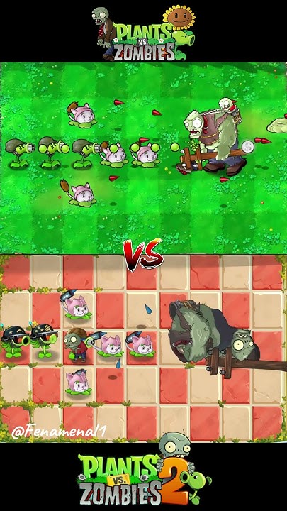 PVZ1 Vs PVZ2 Team Plants Vs Zombies | Plants vs Zombies 2 #pvz2 #pvz2gameplay - YouTube
