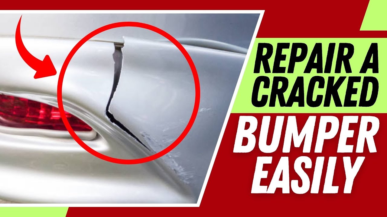 How to Repair A Cracked Bumper Easily - YouTube
