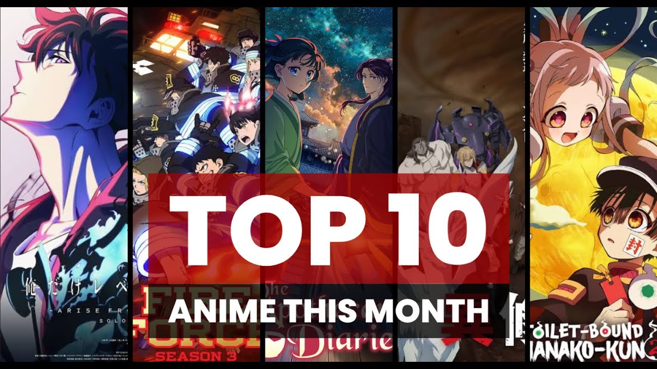 TOP 10 Anime to watch this month 2025 - YouTube