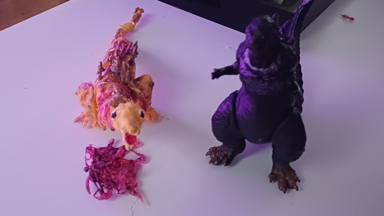 Custom shin godzilla form 2 showcase!! - YouTube