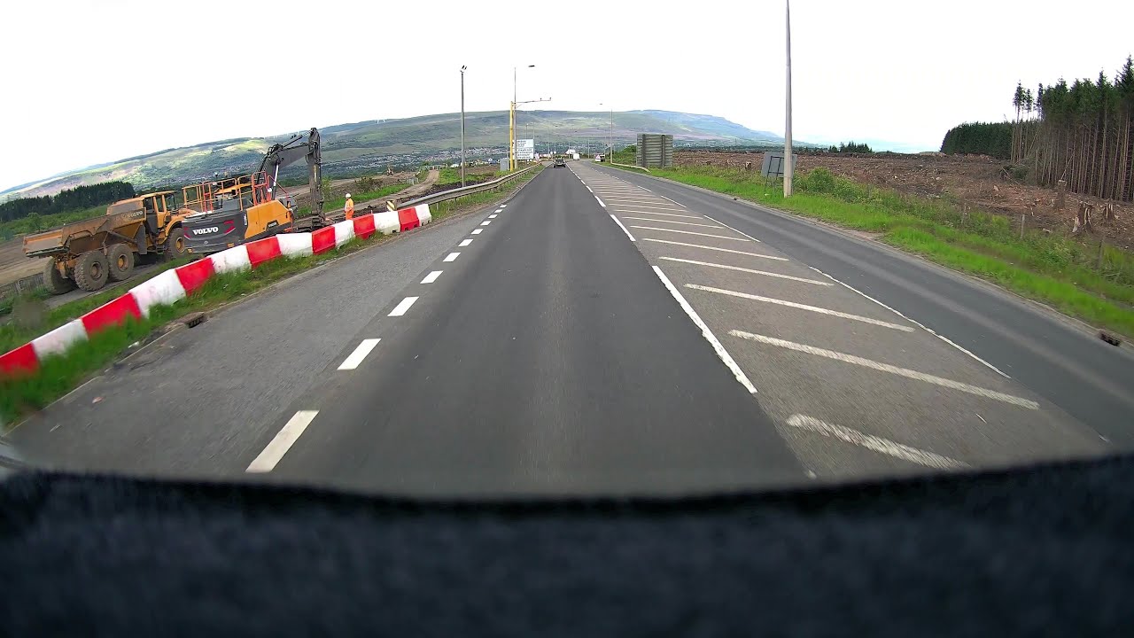 A465 Dualling. Dowlais top to Hirwaun. Wales UK - YouTube